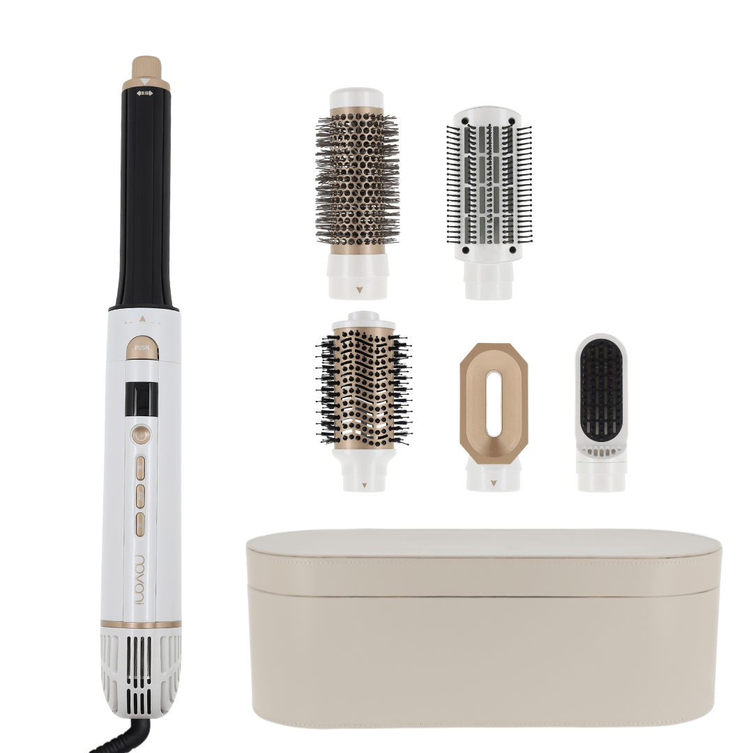Airstyler Pro 6 in 1 Föhnborstel - Wit – Novani